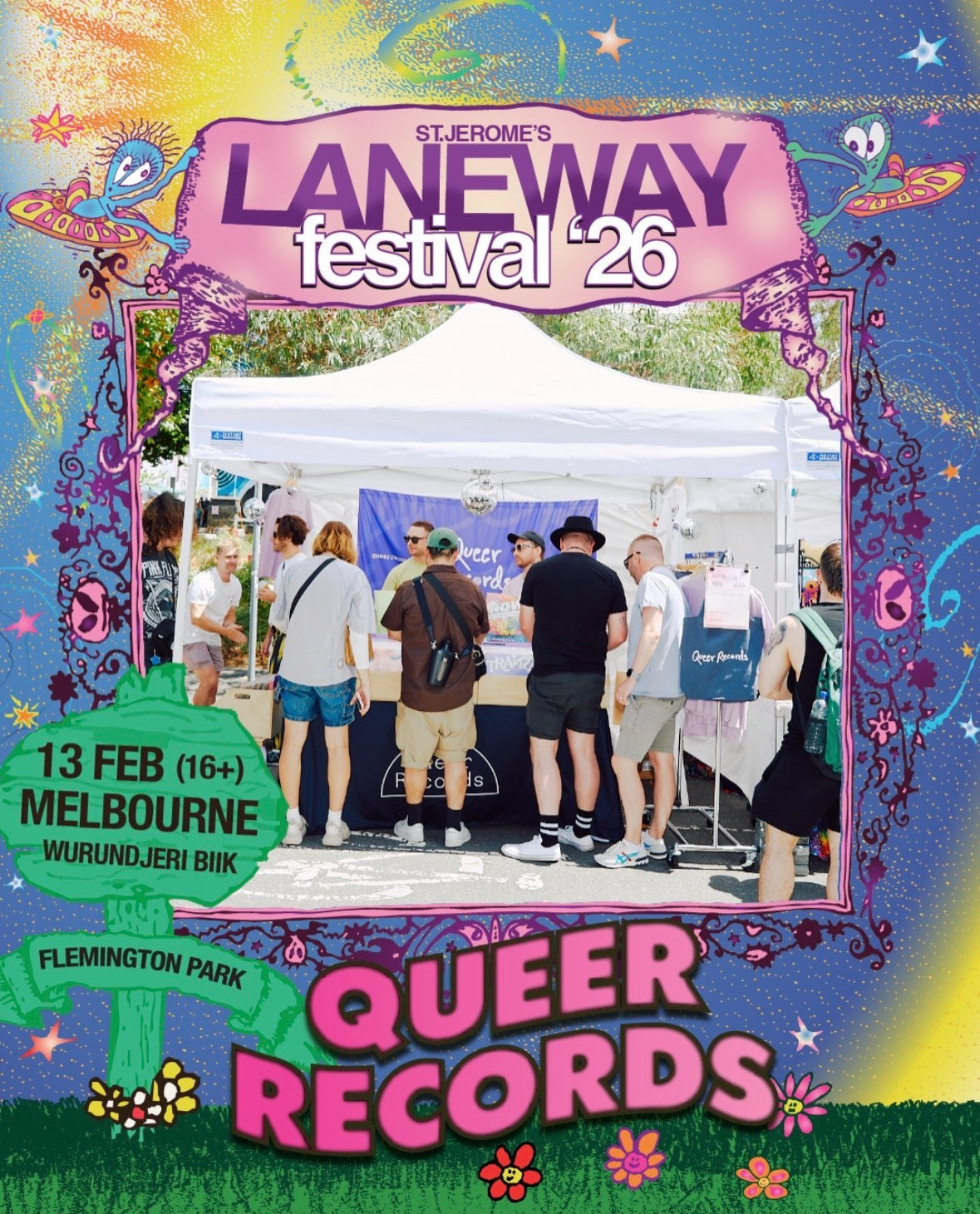 WE'RE COMING TO LANEWAY FESTIVAL 2026! – Queer Records